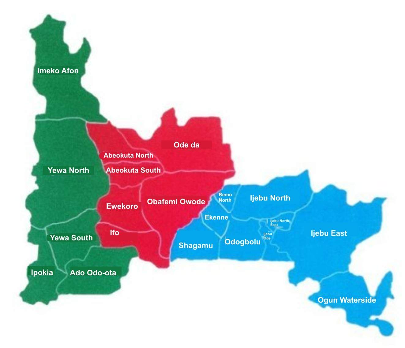 Ogun Map Soluap Ogun Map Soluap