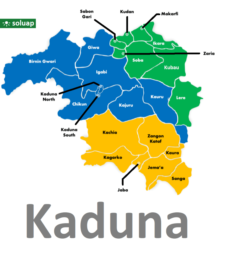 Communities. State: Kaduna. LGA: Birnin Gwari. Ward: Magajing 1 · Soluap