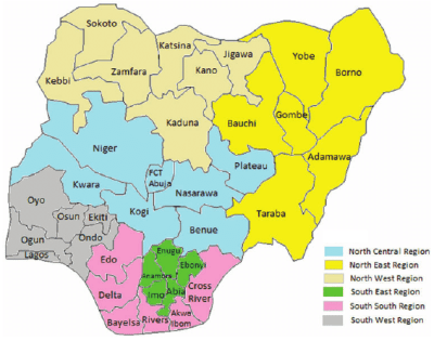 States of Nigeria: Details on how and when created · Soluap