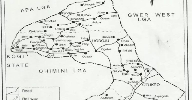 Otukpo map · Soluap