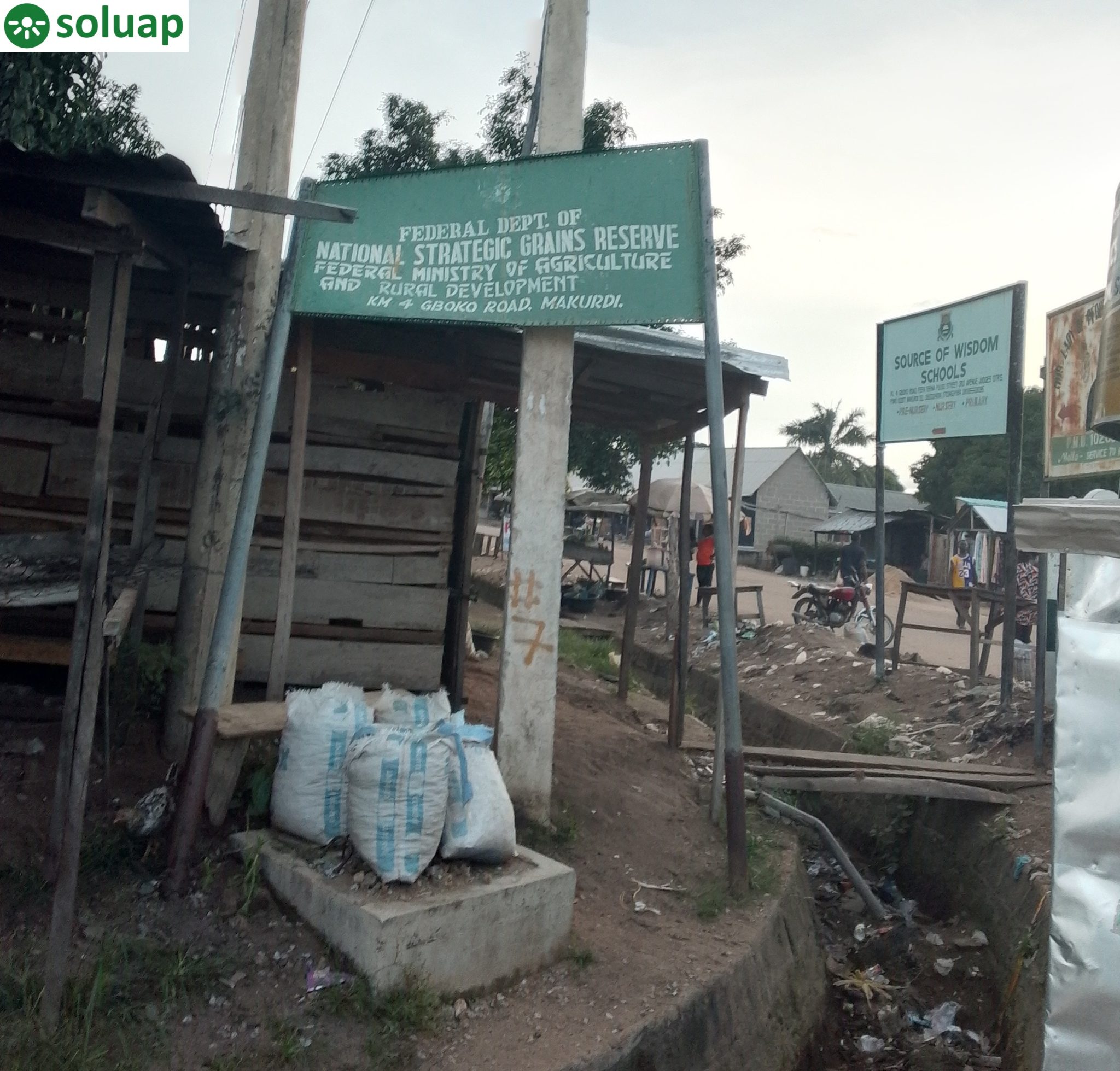 National Strategic Grains Reserve, Makurdi, Benue State · Soluap